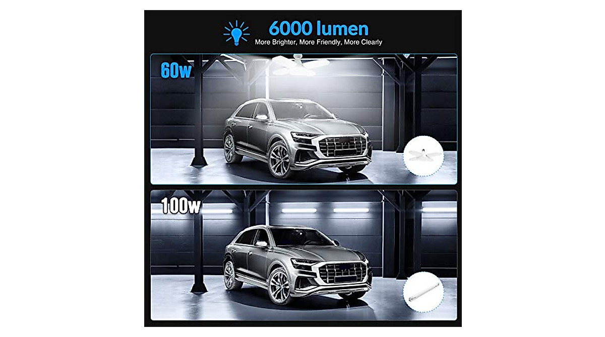 Tycolit 50W LED Transformable Ceiling Light | Bright Garage & Workshop ...