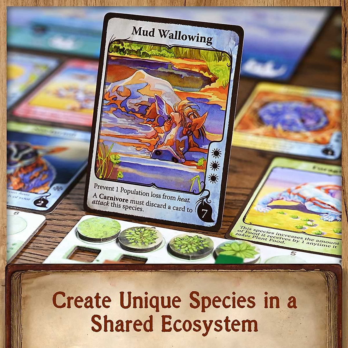 Northstar Game Studio - Evolution Climate Board Game - Includes Climate Expansion | Create Species in This Strategy Game for Adults, Teens and Families | 2-6 Players, Age 12+