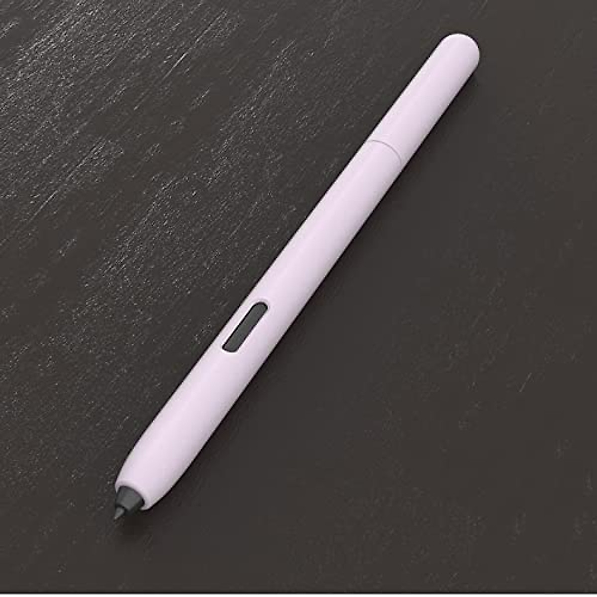 2 Pack Cute Design Silicone Sleeve Case Compatible with Samsung Galaxy Tab S7/S7+/S7 FE/S8/S8+/s8 ultra/S9/S9+/S9 Ultra S Pen, Protective Skin Cover case Non-Slip Smooth Grip Holder(Purple+Green)