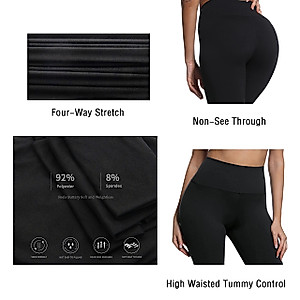 Zioccie High Waisted Capri & Full Length Leggings for Women - Buttery Soft Tummy Control Yoga Pants for Workout Running (Capri White, One Size)