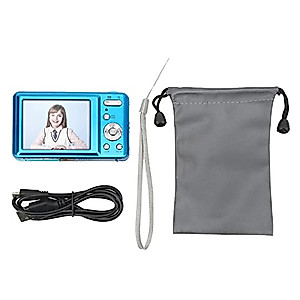 Children's Camera 2.7 Inches 48MP 1080P HD Video Camera Kids 32GB Card, Mini Digital Camera for Kids Teenage Adults Beginners (Blue)