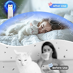 Qualirey 25 Pack Flying Insect Trap Refill Fly Traps, Insect Trap Glue Board Refills, Replacement Sticky Glue Cards for Insect Bug Mosquito Gnat Fruit Fly Trap Indoors (Cat Shape)