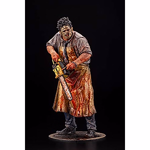 Kotobukiya The Texas Chainsaw Massacre: Leatherface (1974 Slaughterhouse Version) ArtFX Statue, Multicolor, 6 inches
