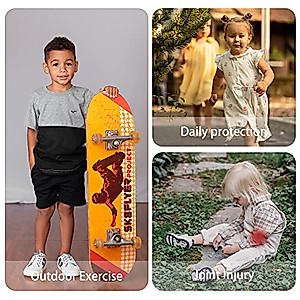 ONTYZZ Kids Elbow Pads with Thicken Sponge Padding Breathable Stretchy Cotton Elbow Pads Soft Elbow Pads for Volleyball Basketball Cycling Dancing Black-YS