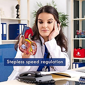 LVCHEN 2X Enlarged Anatomical Heart Model - Human Heart Model with Rigth/Left Atrial Appendage Anatomical Model for Science Classroom and Cardiology Study