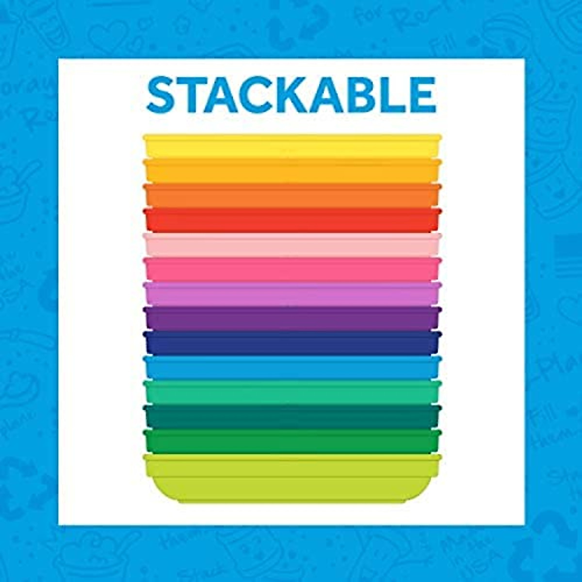 Re-Play Made in USA 7" Toddler Plates, Set of 4-22 Oz. Deep-Walled and Stackable Plastic Plates, Dishwasher and Microwave Safe - 7.37" x 7.37" x 1.25" Kids Plates, Sunny Yellow