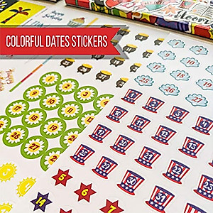 [Expanded] Aesthetic Planner Stickers - Seasonal, Productivity & Decorative Stickers for Women - 23 Sheets / 1397 pcs - Ideal for Journals, Calendars, Planners