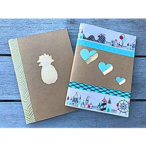 20 Bulk 5.5” x 4" Recycled Paper Notebooks - Perfect for College, School, Work, Conferences, or in The Bag