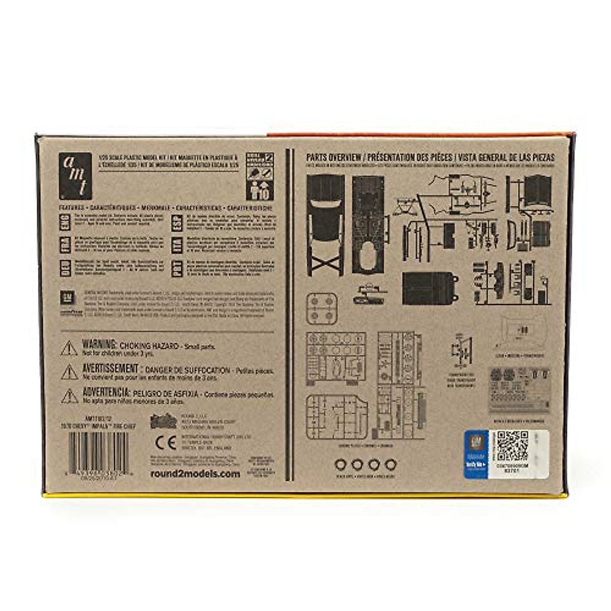 AMT 1970 Chevy Impala Fire Chief 1:25 Scale Model Kit