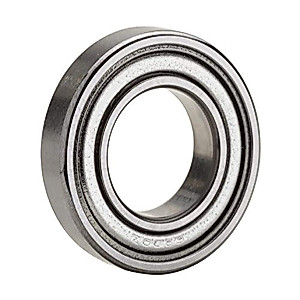 NTN Bearing 6010ZZ Single Row Deep Groove Radial Ball Bearing, Normal Clearance, Steel Cage, 50 mm Bore ID, 80 mm OD, 16 mm Width, Double Shielded