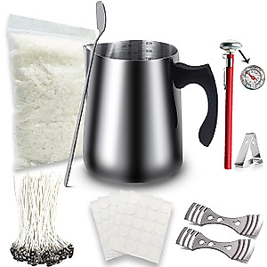 HOWFIELD Soy Candle Making Kit Supplies - DIY Candle Making Kit 32oz Wax Melting Pot and More Necessary Tool