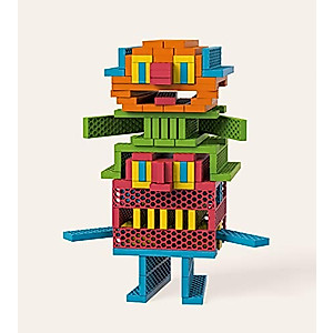 Tegu 40 Piece Perfect Blocks Building Set Purple & Blue (Amazon Exclusive)