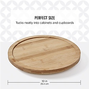 Copco Bamboo Wood Lazy Susan, 10-Inch