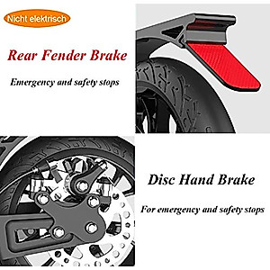 Kick Scooter Folding Adult Kick Scooter with Disc Handbrake, Big Wheels Dual Suspension Commuter Scooter for Teens Young Women Men, Black, Load 150kg(330lbs) (Color : Black)