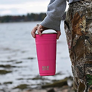 Wyld Gear 16 oz. Insulated Stainless Steel Party Cup Tumbler - Pink