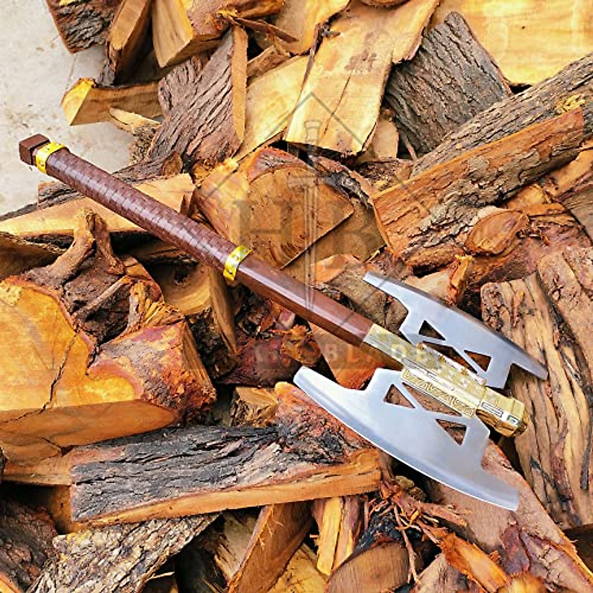 Haxxi Blade 022 Gimli Battle Axe from Lord of The Rings an Axe Dwarf Lord of The Rings Gold Color Plated