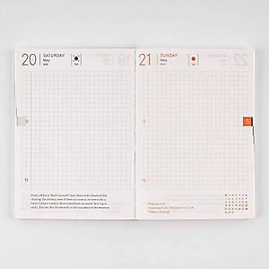 Hobonichi Techo Planner Book [English/A6/January 2023 Start/Monday Start]
