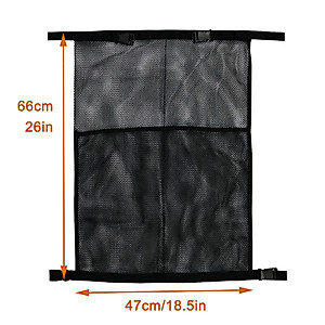 CUSENA Double Oxygen Cylinder Bag, Wheelchair Oxygen Tank Bag for D and E Cylinders Bottle, Oxygen Backpack Holder for Wheelchair & Walker,Black,66x47cm