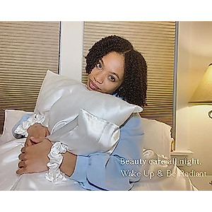 YANIBEST Satin Pillowcase for Hair and Skin - Super Soft Silk Pillowcase for Hair and Skin 2 Pack 20x30 inches | Cooling Satin Pillowcases with Zipper | Satin Pillow Case Standard Size Queen