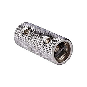 8 Gauge Wire Coupler Terminal Butt Connector (4pcs) Car Audio Stereo Power or Ground Wire Splice Coupler - Nickel Plated