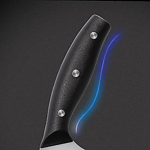 Meat Cleaver Knife 7.5 Inch, Ultra Sharp Chinese Chef's Knives, Full-tang Chopping Knife, 30Cr13 Steel Blade Thickness 2.5 mm, TJ SEGA Series TC1705