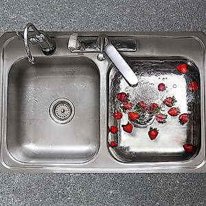 2 Pcs Sink Drain Strainer Sink Stopper Combo Basket Replacement for Kitchen 3-1/2 inch Drain, Sink Drain Strainer Kitchen Sink Stopper Kitchen Sink Strainer