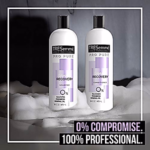 TRESemmé Pro Pure Shampoo for Damaged Hair Damage Recovery Sulfate, Paraben and Dye Free, 16 Fl Oz (Pack of 4)