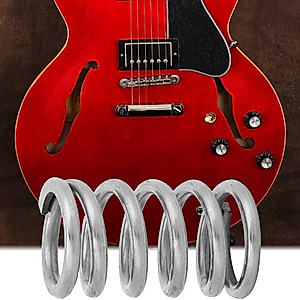 Bnineteenteam Electric Guitar Tremolo Bridge Spring,Tremolo Vibrato Tension Springs for Bigsby Guitar Replacement(Silver) Playing Accessories