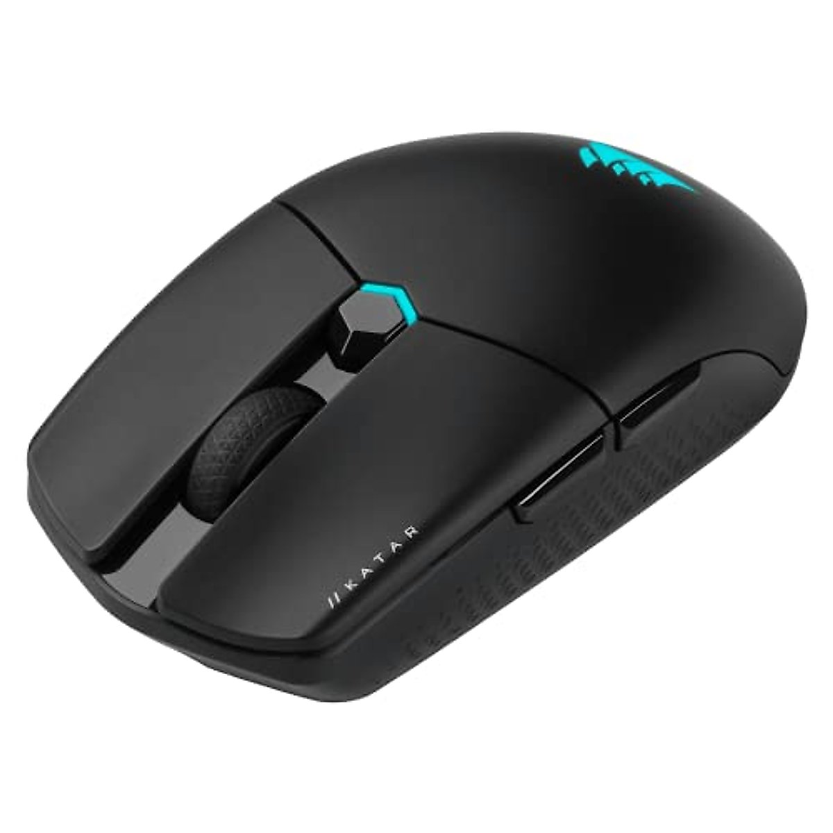 Corsair KATAR Elite Wireless Gaming Mouse - Ultra Lightweight, Marksman 26,000 DPI Optical Sensor, Sub-1ms Slipstream Wireless Connection, Up to 110 Hours of Rechargeable Battery Life - Black