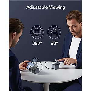 Anker MagSafe Charger Stand,Anker 3-in-1 Cube with MagSafe, 15W Max Fast Charging Stand, Foldable Wireless Charger for iPhone 15/14/13, Apple Watch S1-8/Ultra, AirPods (30W USB-C Charger Included)