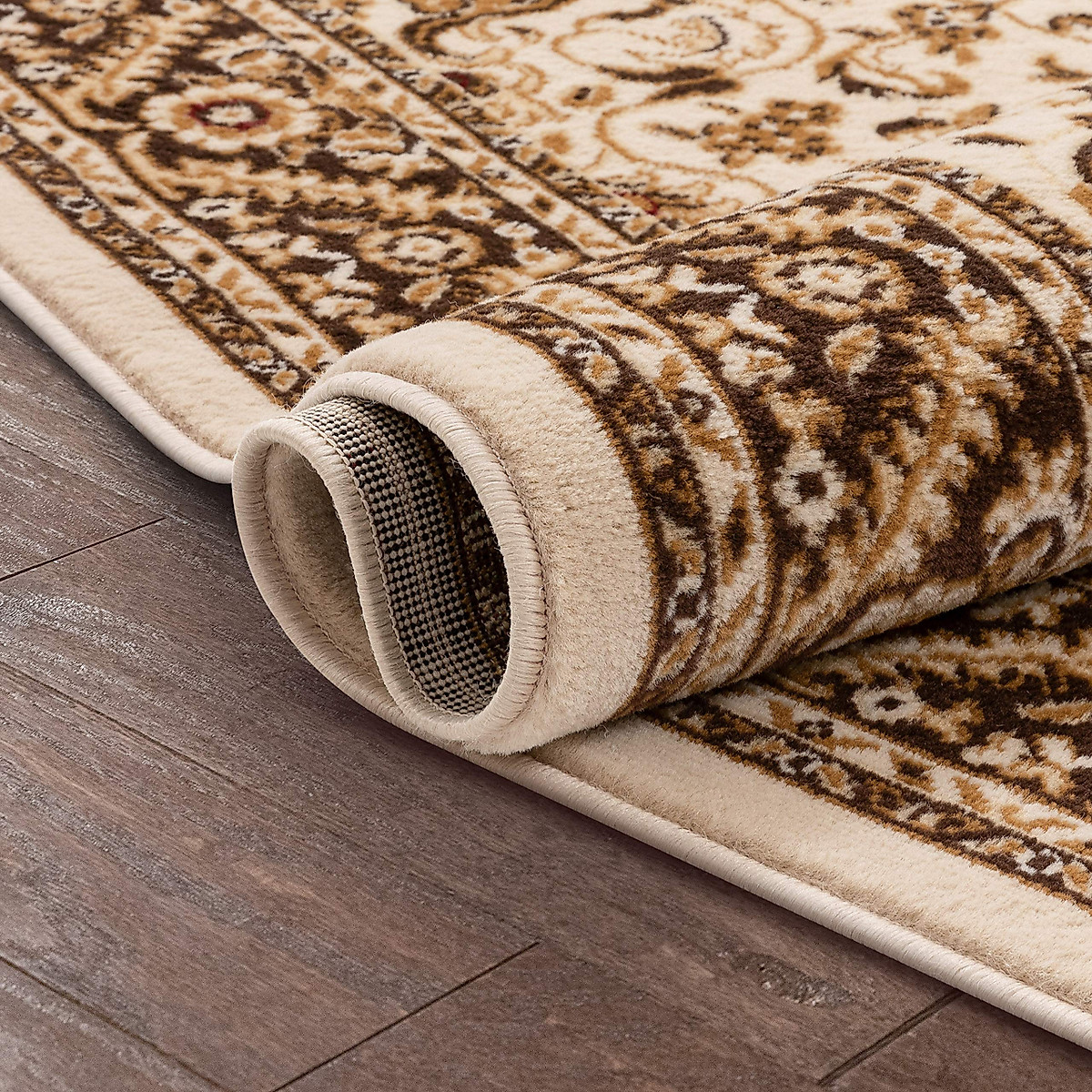 Well Woven Delos Red Traditional Oriental Medallion Floral Area Rug 8x10 (7'10" x 9'10")