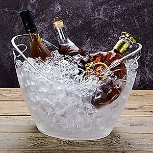 DomeStar Fake Ice Rocks, 150PCS(2.5Cups) Acrylic Gems Crystals Clear Rocks Plastic Diamonds Vase Centerpiece for Vase Fillers Party Table Scatter Wedding Food Display