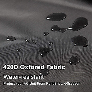 WOMACO Foosball Table Cover Outdoor Waterproof Soccer Table Cover Heavy Duty Rectangular Patio Football Game Table Cover (Black, 58"L X 52"W X 30"H)