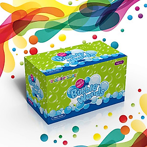 66 Pieces Mini Bubble Wands,Bubble Party Favors Assortment Toys for Kids,Themed Birthday, Halloween, Goodie Bags, Carnival Prizes, Wedding,Outdoor Gifts for Girls & Boys