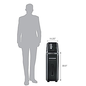 Fellowes Powershred 125Ci 100% Jam Proof 20 -Sheet Cross-Cut Commercial Grade Paper Shredder