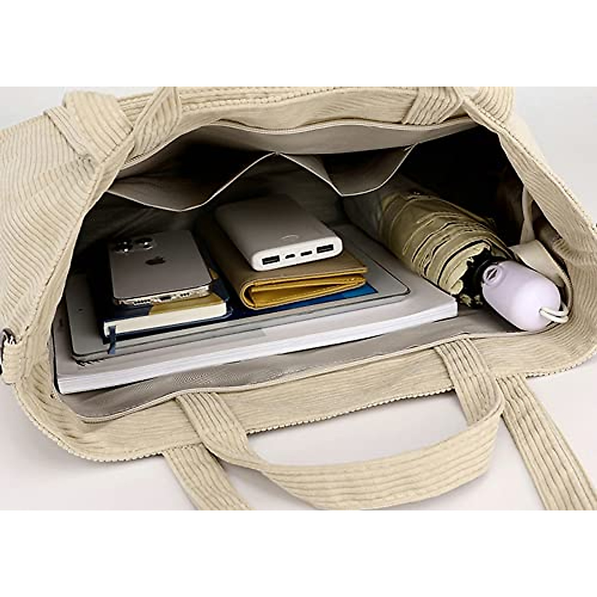 Corduroy Shoulder Bag for Women Fashion Crossbody Bag Tote Handbag Hobo Bag Satchel Purse Casual Retro Lightweight