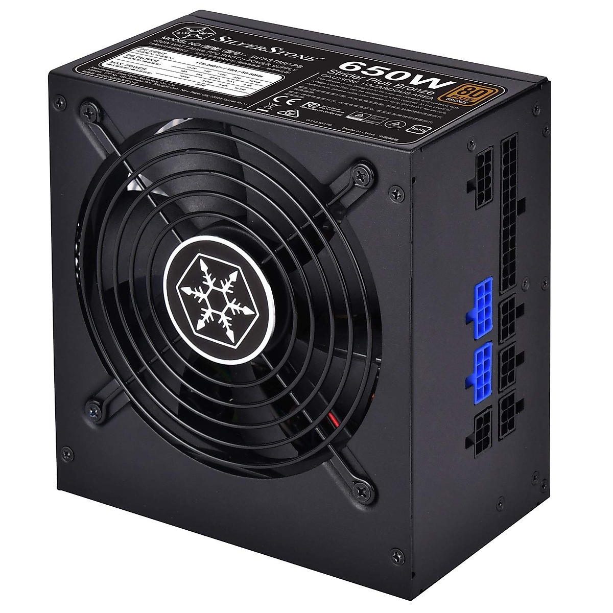 SilverStone Technology 650 Watt ATX Power Supply 80 Plus Bronze with 100% Modular Cable Design ST65F-PB