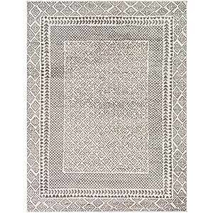 Artistic Weavers Vanessa Bohemian Border Area Rug, 5 ft 3 in x 7 ft 1 in, Gray