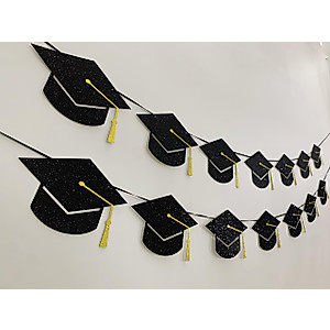 Tinbax Graduation Decorations Class of 2023 Party Supplies - Graduation Banner(Pre-Strung)