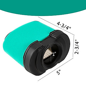 DemJamr MIU11515 792105 Air Filter 492932S Oil Filter Tune Up Kit for BS 407777 40G777 44H777 445667 4163205 JD LA165 D160 Z245 MIU11517 GY21057 Lawn Mower