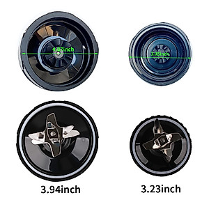 Veterger Replacement Parts Rubber Gasket Sealing Ring, Compatible with Ninja Blender (4pcs 3.9inch)