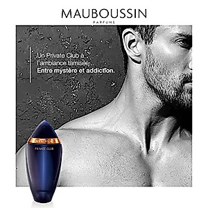 Mauboussin - Private Club 100ml (3.3 Fl Oz) - Eau de Parfum for Men - Woody & Oriental Scents