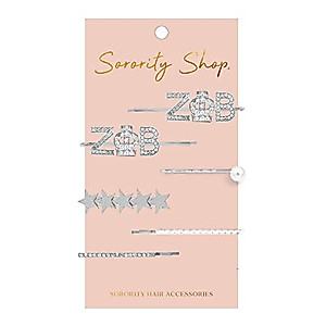 Sorority Shop Zeta Phi Beta - Sorority Hair Clips - 6/pack