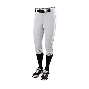 EvoShield Girls' Standard Standout Fastpitch High Rise Pant, Team White, Medium