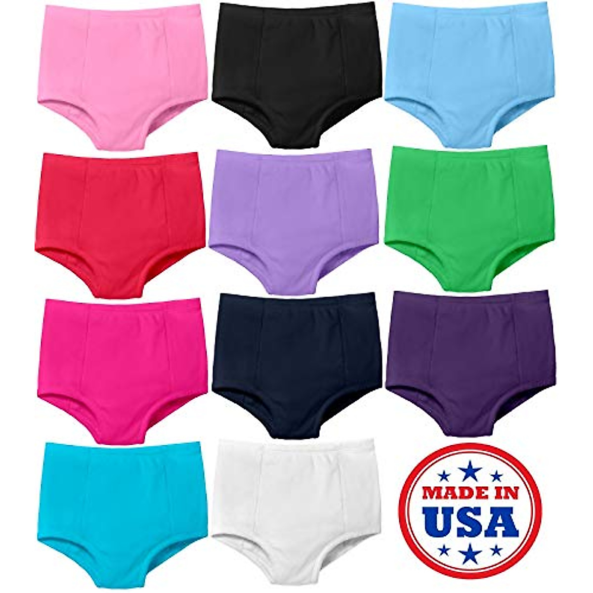 City Threads Boys & Girls Training Underwear Pants Panties Underpants for Potty Training Kids Toddlers - All Cotton For Sensitive Skins SPD Sensory Friendly Clothing, Purple, 4T