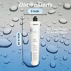 KleenWater KWH3200S Compatible with Hoshizaki 4HC-H H9655-11 Commercial Water Filter, Set of 3