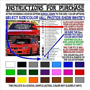 Noizy Graphics 24" JDM Rear Window Decal Windshield Sticker RW-68 (20+ Designs!) Lone Wolf Self Built Independent Racer Antisocial Solo Pack Car Vinyl Japanese Flag Kanji Bottom Back Side Color: RED