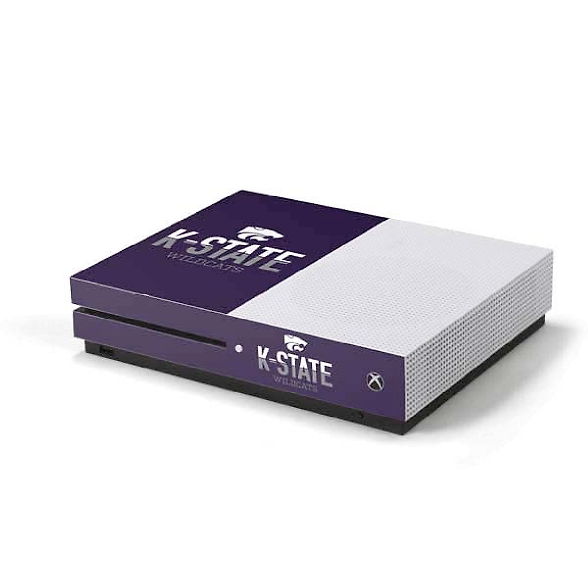 Skinit Decal Gaming Skin Compatible with Xbox One S Console - Officially Licensed College K-State Wildcats Gradient Design