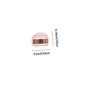 VILLCASE 90 pcs Hamburger earplugs Clear Earrings Secure Earring Backs Earrings Back Clip Safety Earring Backs Jewelry Earring Stoppers Ear Plugs Silicone Jacket Perforation Silica Gel