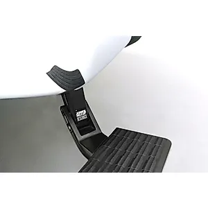 AMP Research 75307-01A BedStep Retractable Bumper Step for 2005-2015 Toyota Tacoma,Black,Large